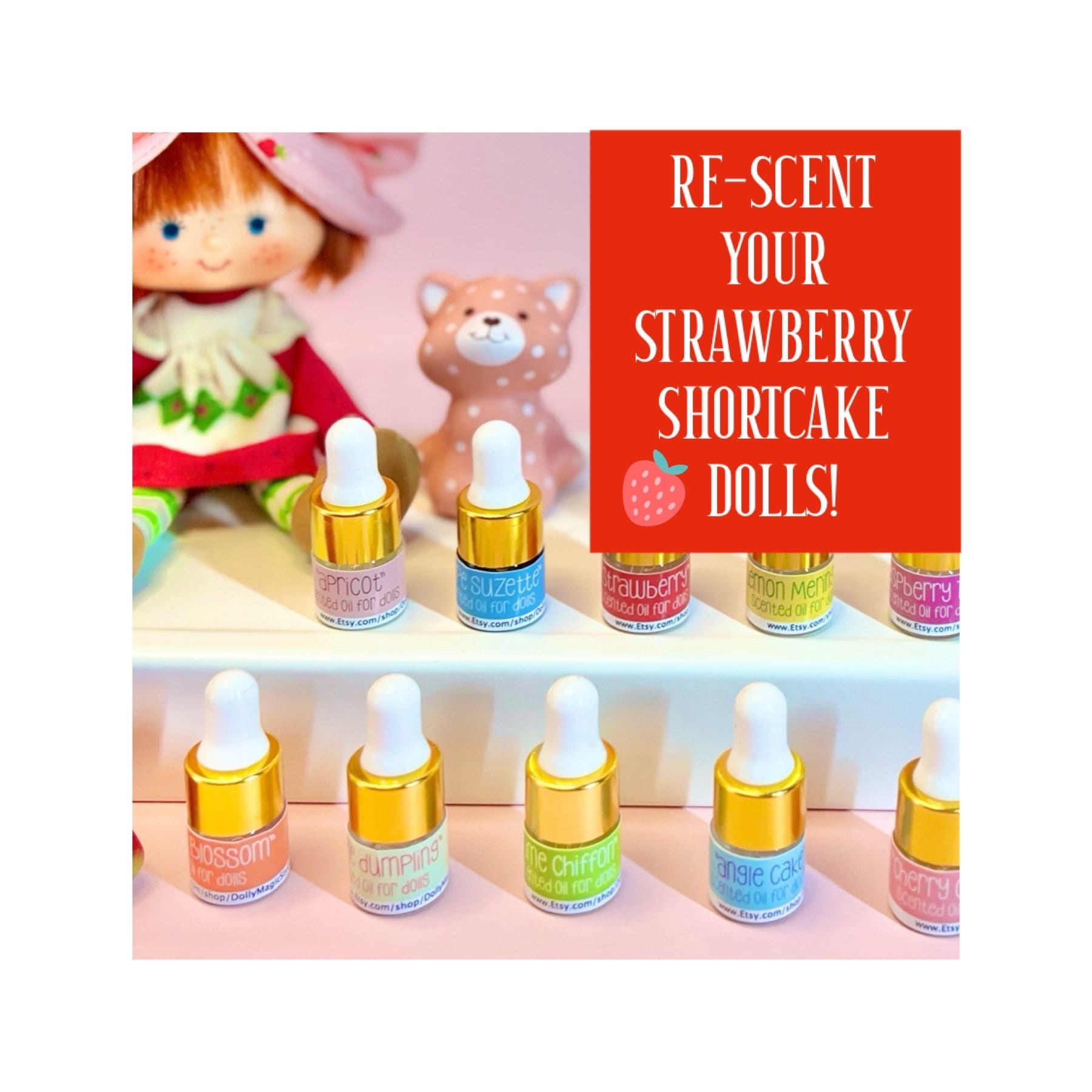 Strawberry Shortcake Fragrance Oil Set - Smells Just like 1980s Vintag ...
